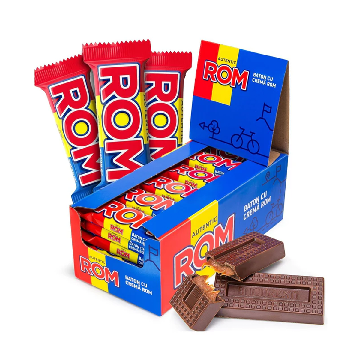 Rum Flavour Chocolate Bars Authentic Romanian Treat – mycandyshopuk