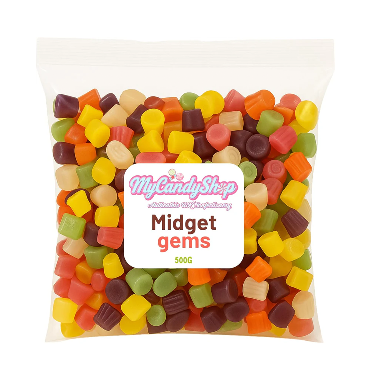 Midget Gems Fruity Chewy Retro Sweets Full of Flavour – mycandyshopuk