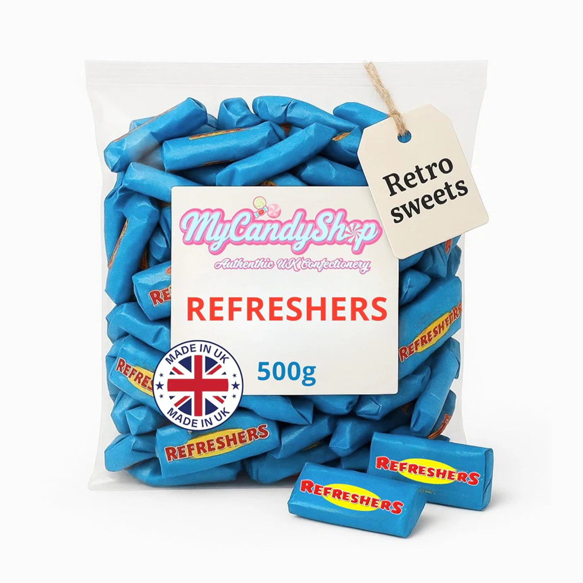 Swizzels Refreshers Lemon Chew Bars – mycandyshopuk